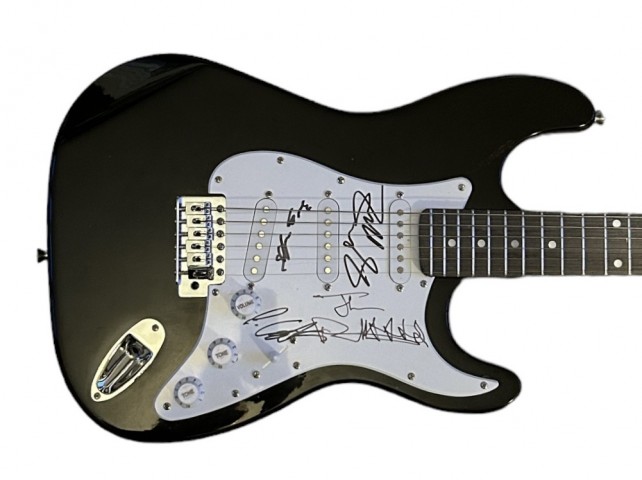 Sex Pistols Signed Electric Guitar Charitystars