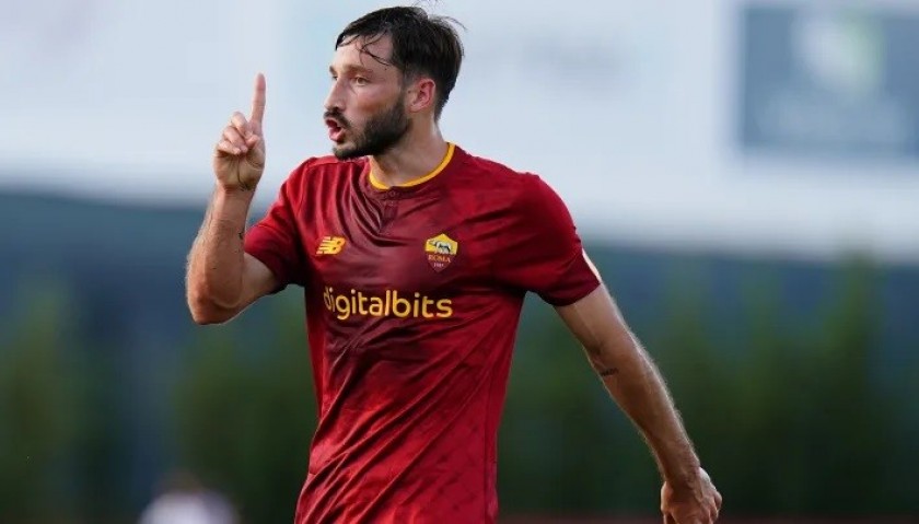 Vina's AS Roma Worn Shirt, 2022/23 - CharityStars