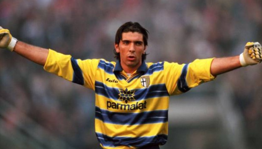 Buffon Official Parma Shirt, 1998/99 - CharityStars