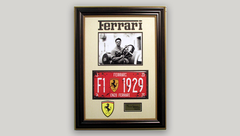 Enzo Ferrari's Vintage License Plate and Photo Collection - CharityStars