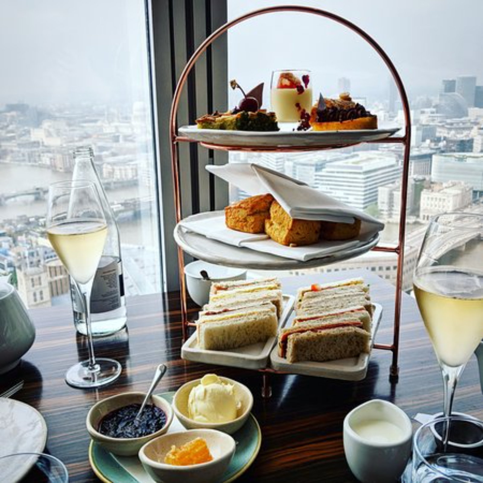 41 - Afternoon Tea For Four at Oblix - CharityStars