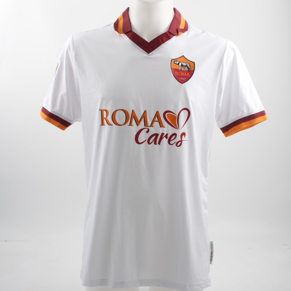 De Rossi Roma shirt, issued/worn Serie A 2013/2014 - CharityStars