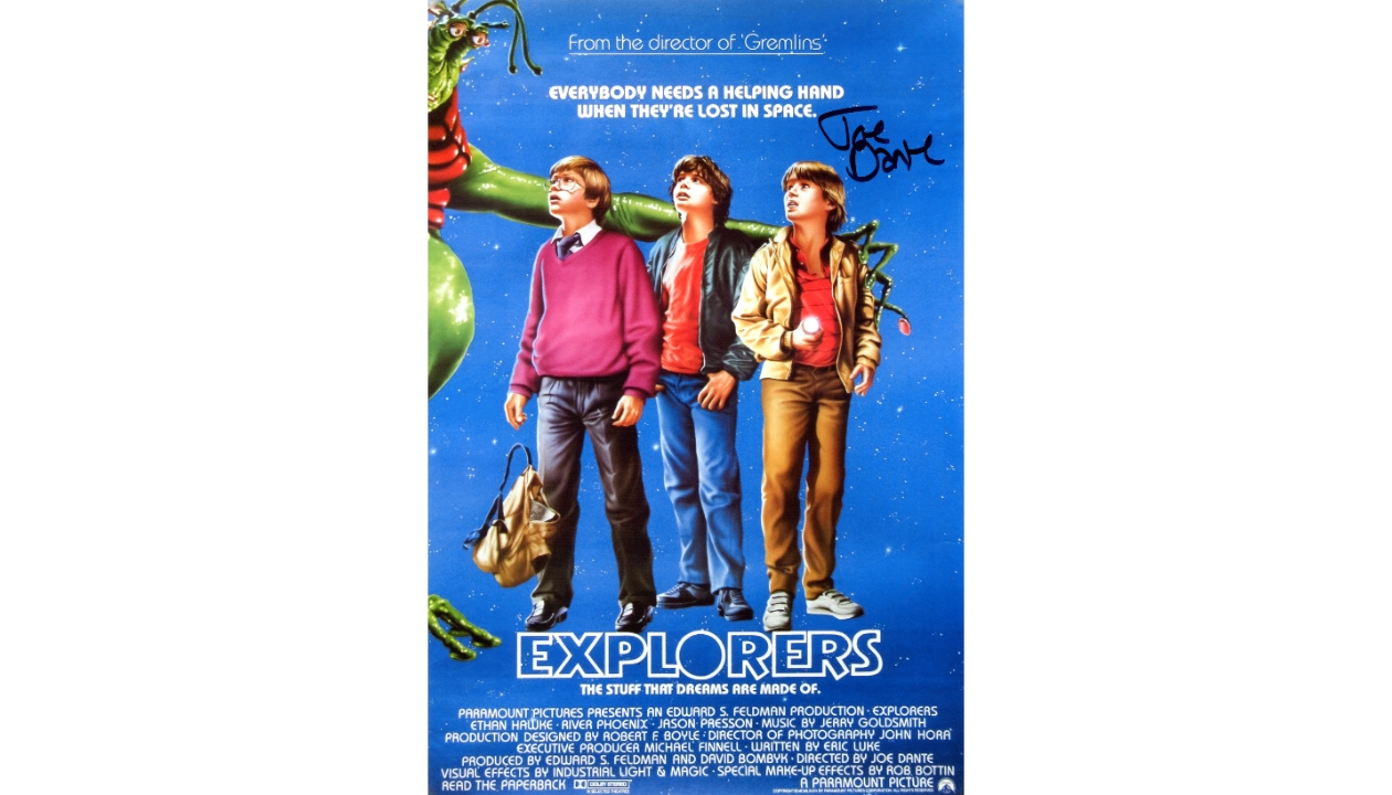 “Explorers” - Photograph Signed by Joe Dante - CharityStars