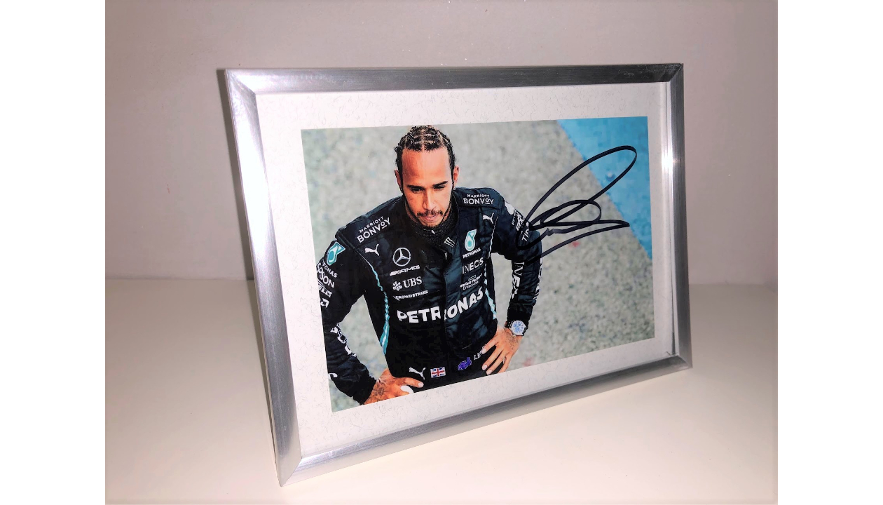 Lewis Hamilton Signed Photograph - CharityStars