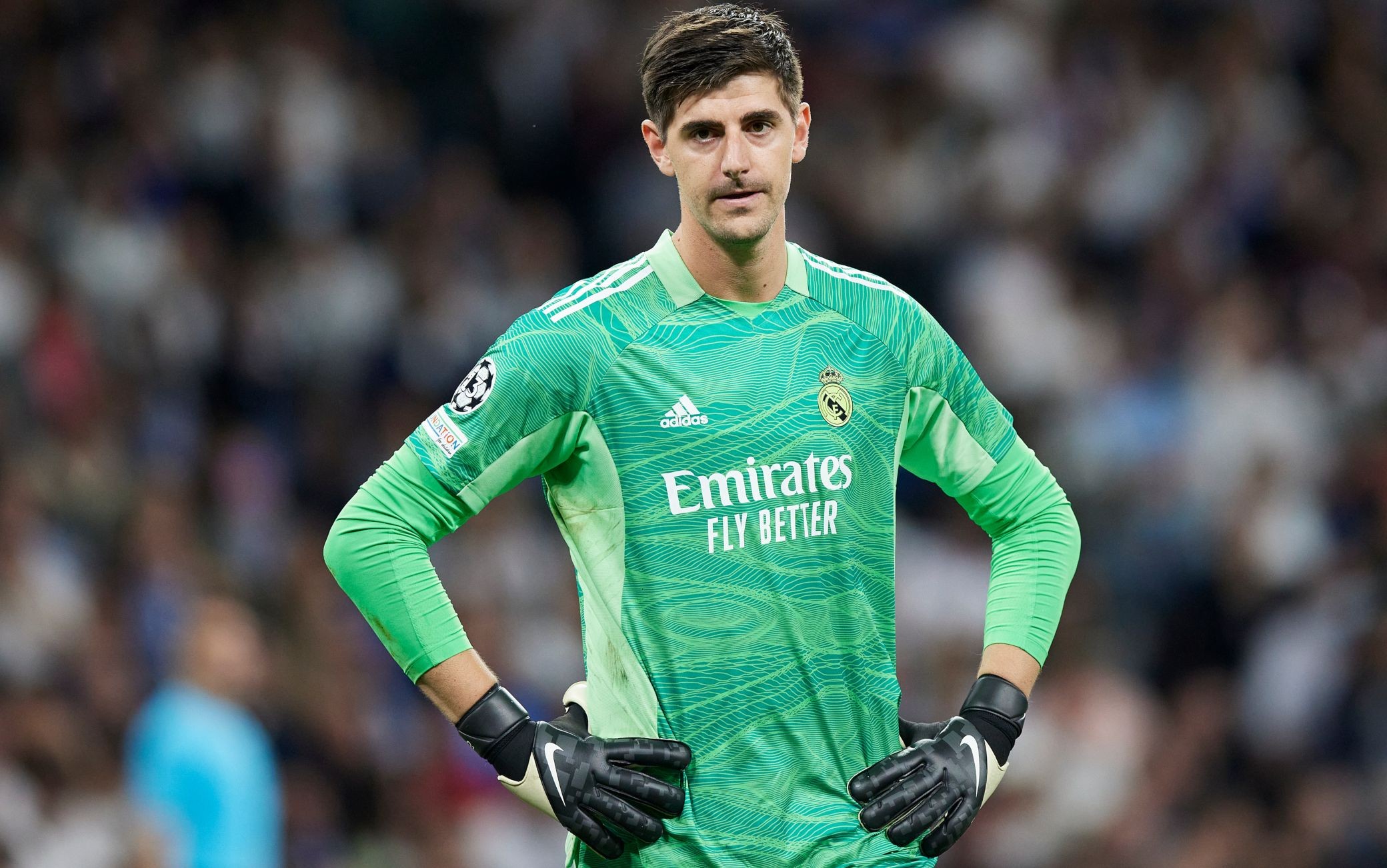 Maglia gara Courtois Real Madrid, UCL 2021/22 - CharityStars