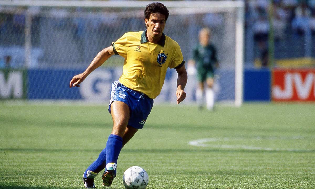 Maglia Careca indossata Brasile-Bulgaria 1990 - CharityStars