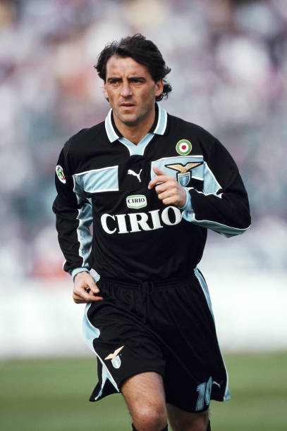 Mancini's Lazio Match Shorts, 1998/99 - CharityStars