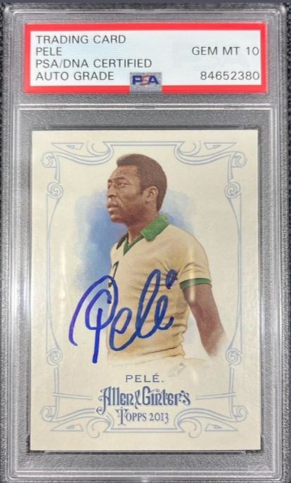 Collectable Card Signed By Pelé - CharityStars