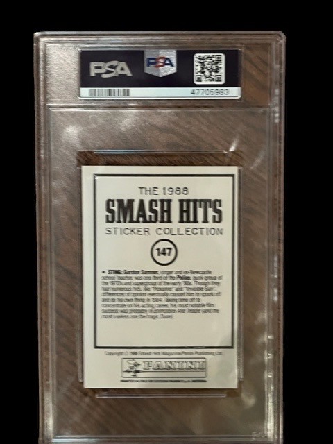 Sting PSA 5 Collectors Card - CharityStars