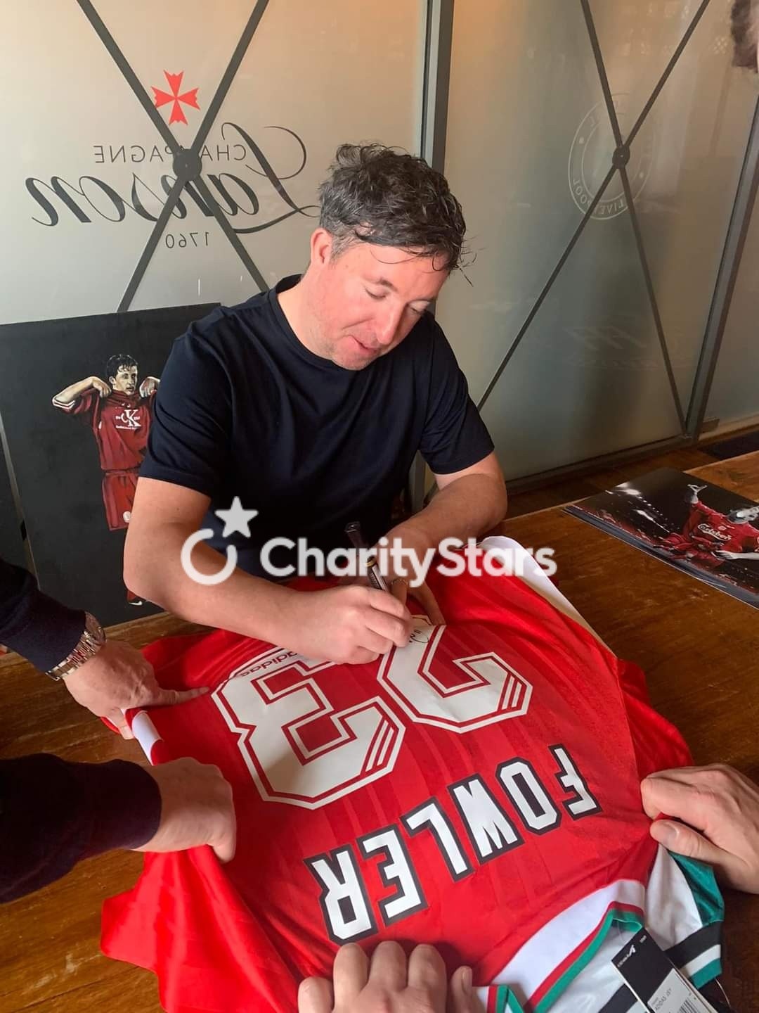 Maglia Robbie Fowler Liverpool, 1993/1995 - Autografata - CharityStars