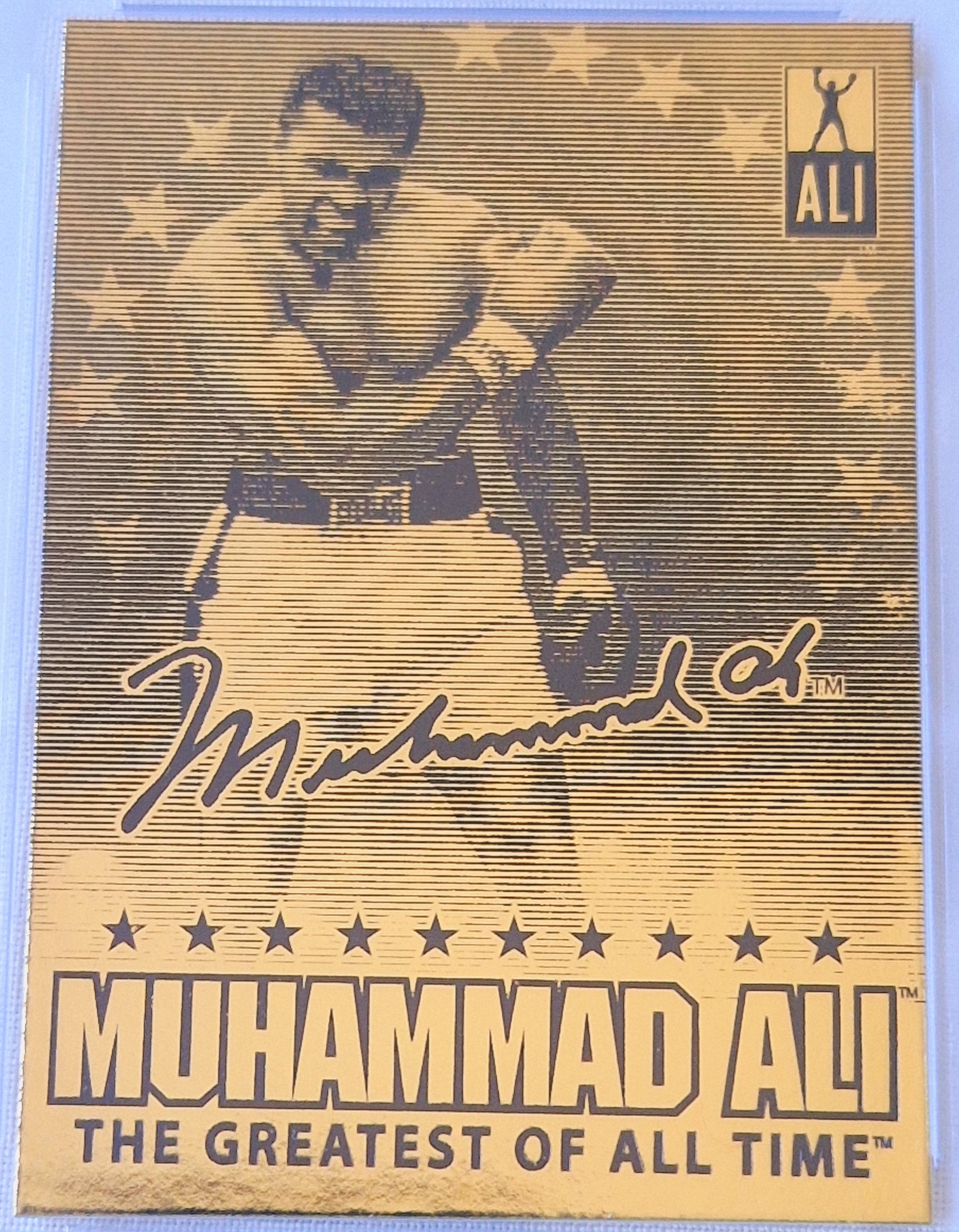 Limited Edition Muhammad Ali Merrick Mint Gold Card - CharityStars