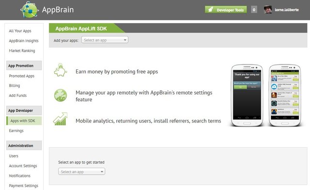 Setting Up AppBrain Ads | Andromo Support