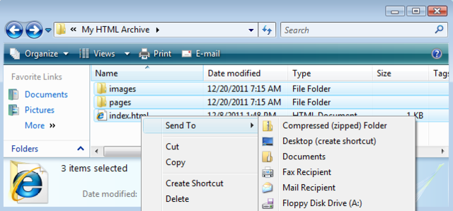 How to Create an HTML Archive ZIP | Andromo Support