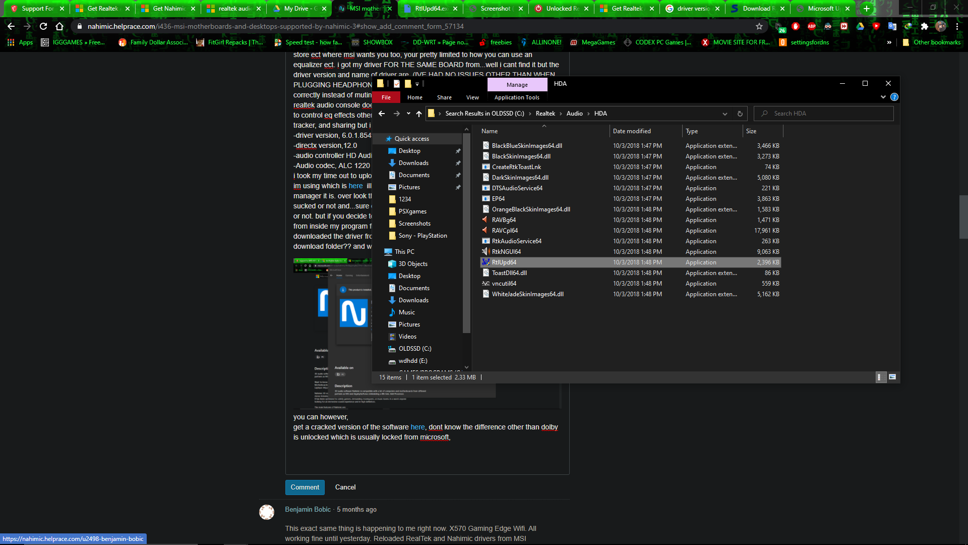 MSI motherboards and desktops supported by Nahimic 3 | Community help ...