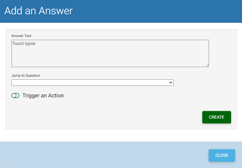 Add answers to your questions | WorkRite Support