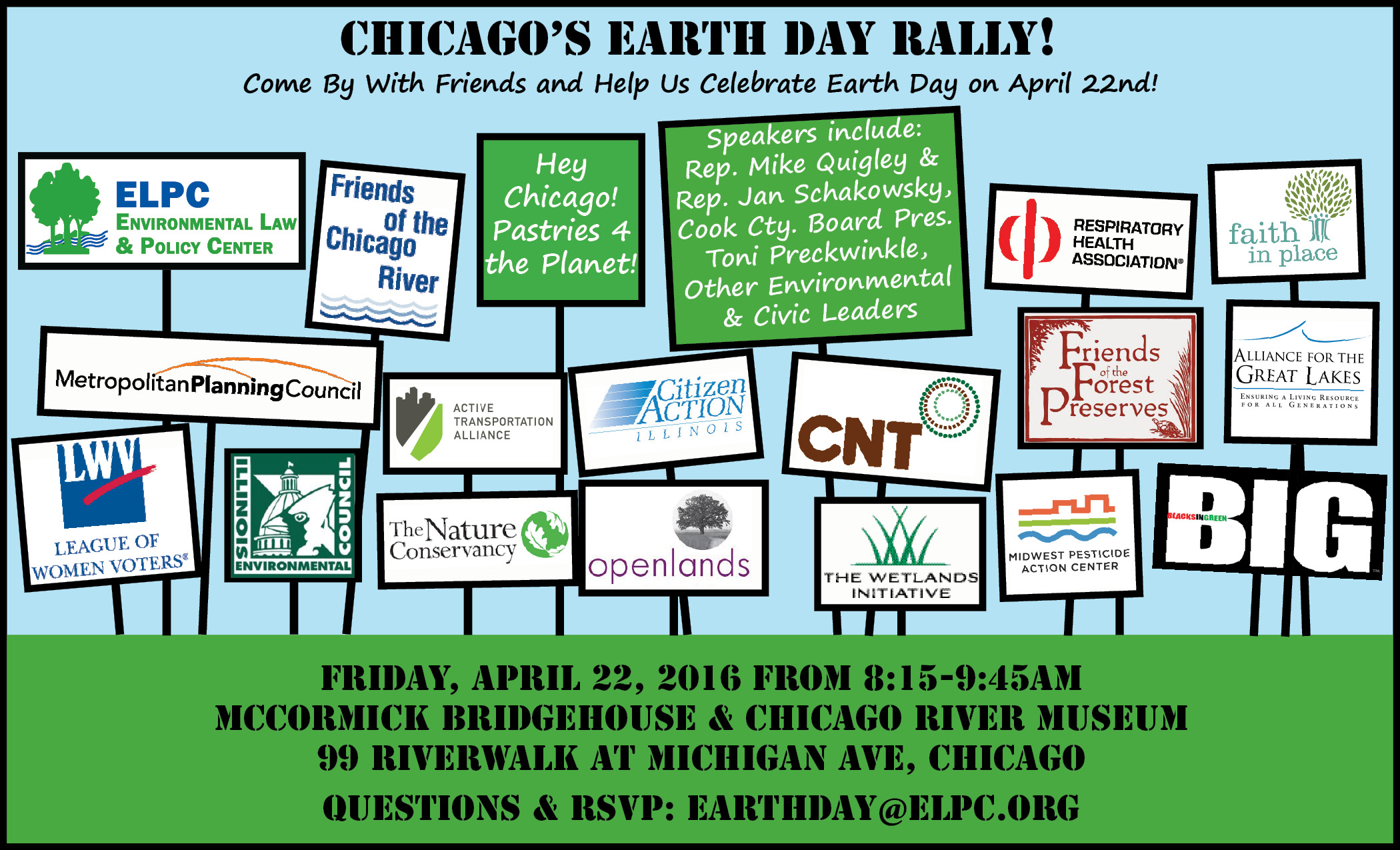 Earth Day Rally - Events - Friends of the Chicago River