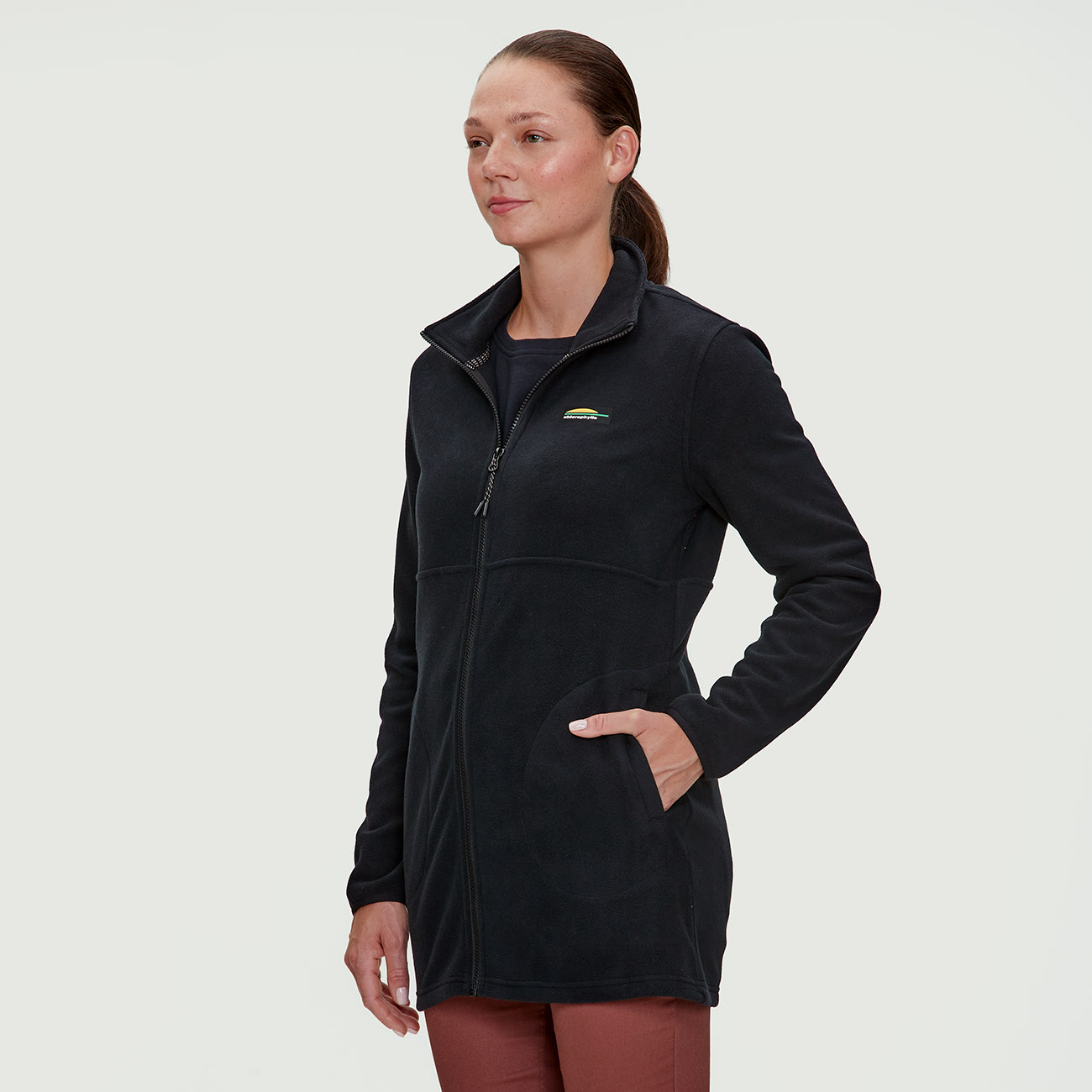Apica - cardigan en polar pour femme - Chlorophylle
