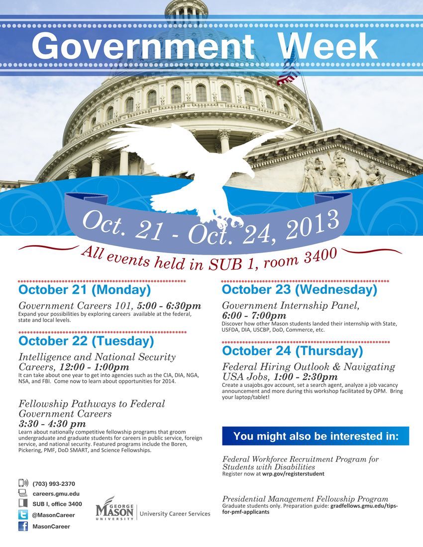 Global Affairs | Events: Career Services Government Week