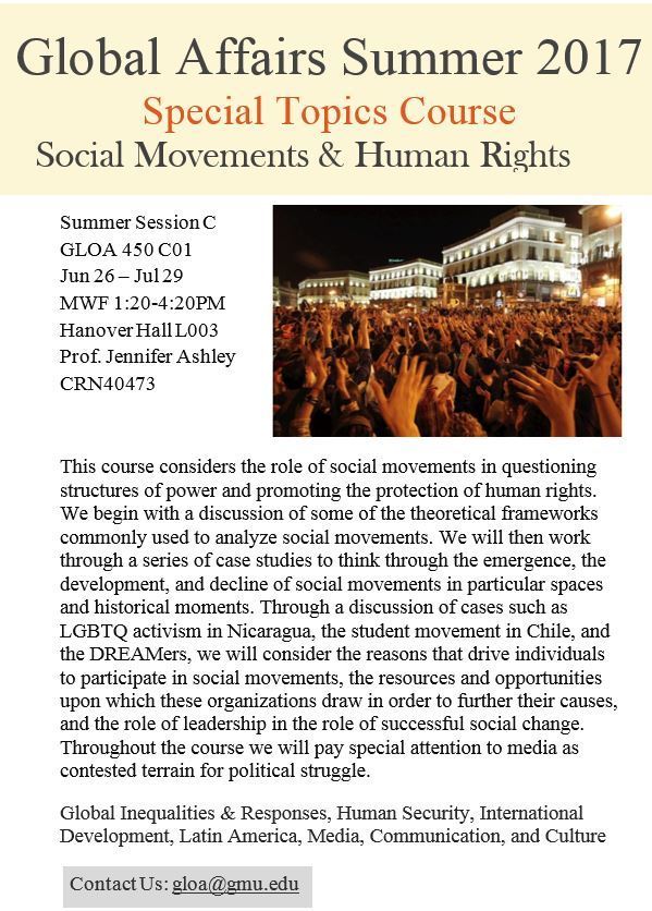 Global Affairs | News: Get Ahead with GLOA Summer Courses!