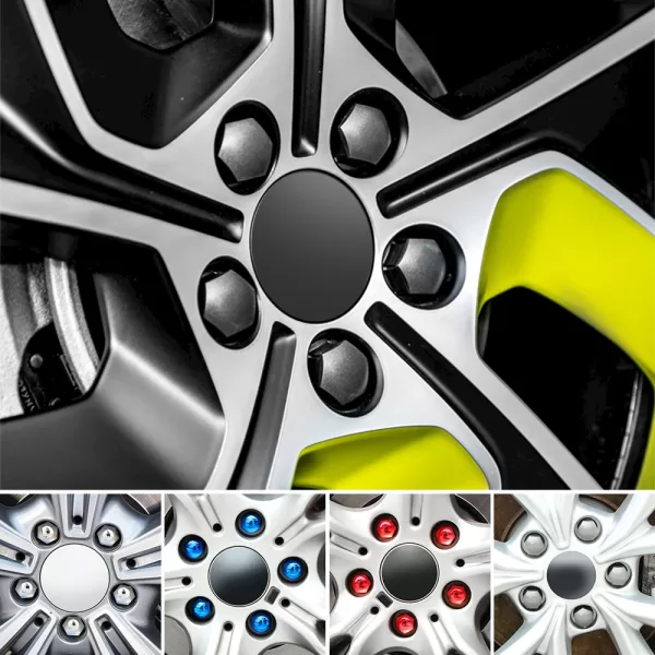 Citroen araba tekerlek somunu kapakları 17mm - Citroenim