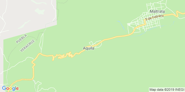 Mapa de Aquila, Veracruz - Mapa de Mexico