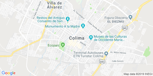 Mapa de Colima, Colima | Mapas de México