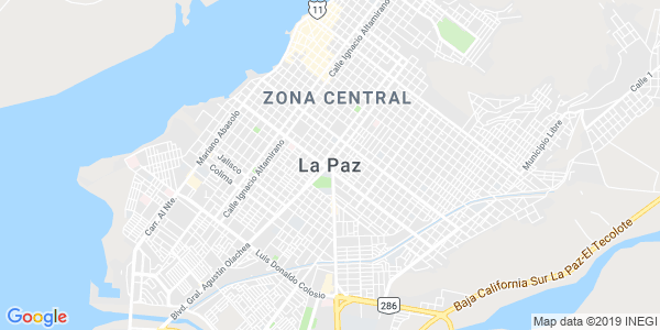Mapa de La Paz, Mexico | Mapas de México