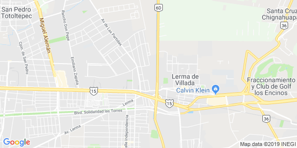 Mapa de Lerma, Mexico | Mapas de México