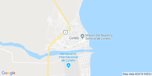 Mapa de Loreto, Baja California Sur | Mapas de México