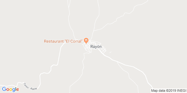 Mapa de Rayon, Sonora - Mapa de Mexico