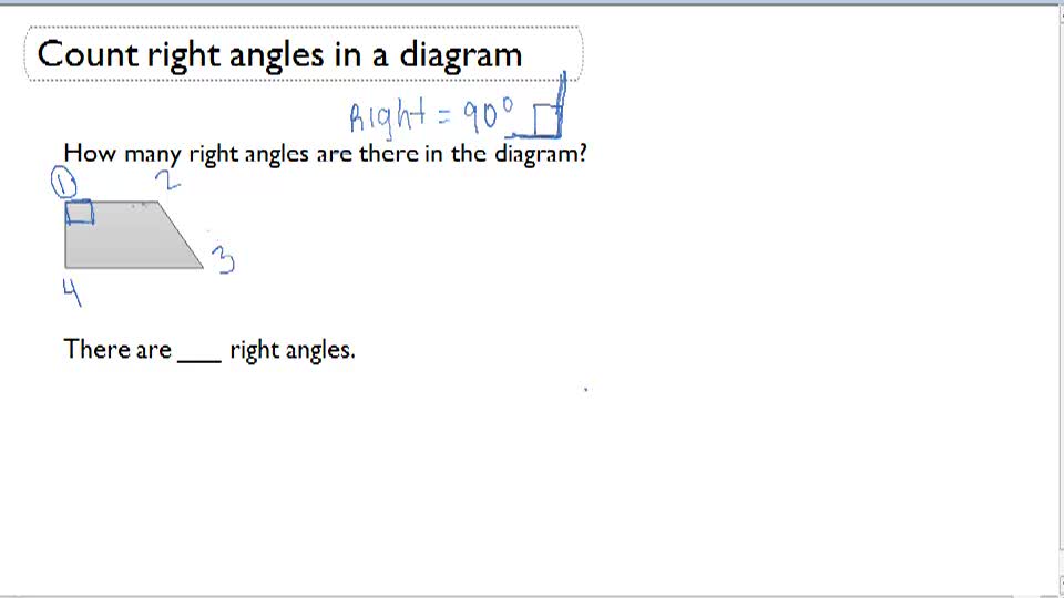 Counting Right Angles in a Diagram ( Video ) | Geometry | CK-12 Foundation