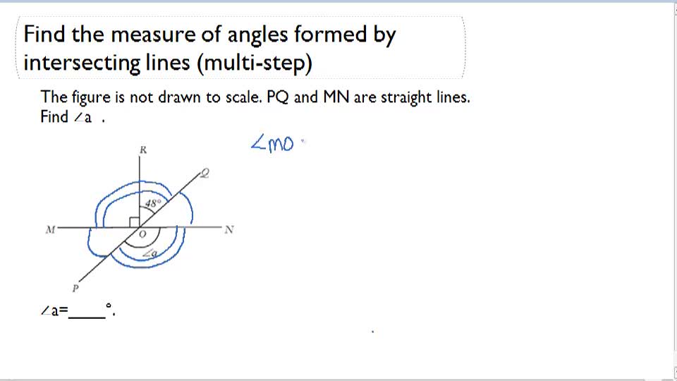 Vertical Angles - Example 3 ( Video ) | Geometry | CK-12 Foundation