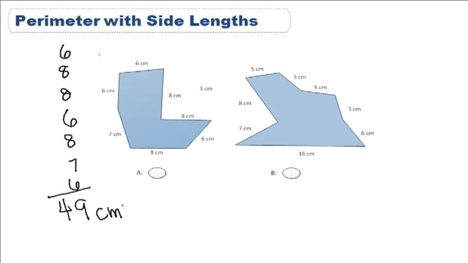 Perimeter with Side Lengths ( Video ) | Geometry | CK-12 Foundation