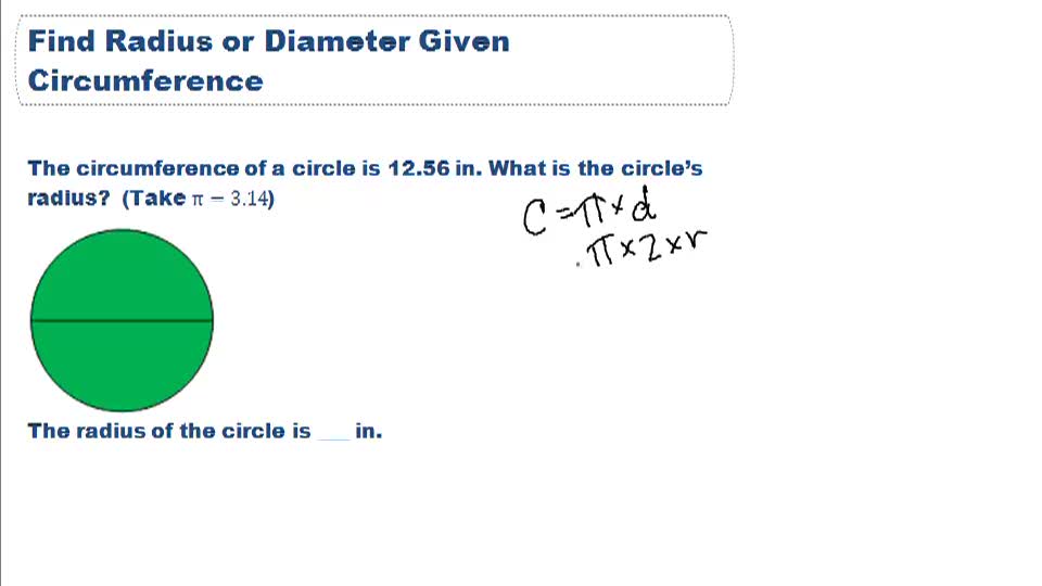 Circumference - Example 2 ( Video ) | Geometry | CK-12 Foundation