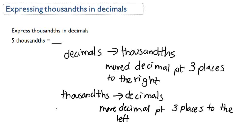 Numbers with Decimal Place Value | CK-12 Foundation