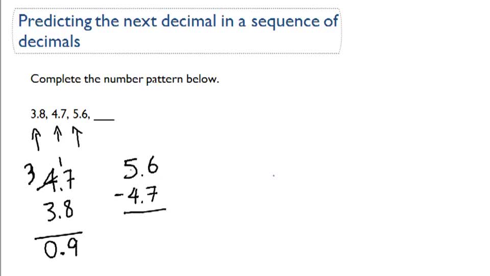 Decimals Subtraction - Example 5 ( Video ) | Arithmetic | CK-12 Foundation