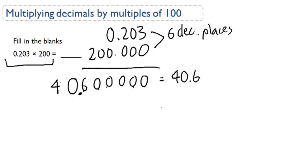 Decimals Multiplication - Example 3 ( Video ) | Arithmetic | CK-12 ...