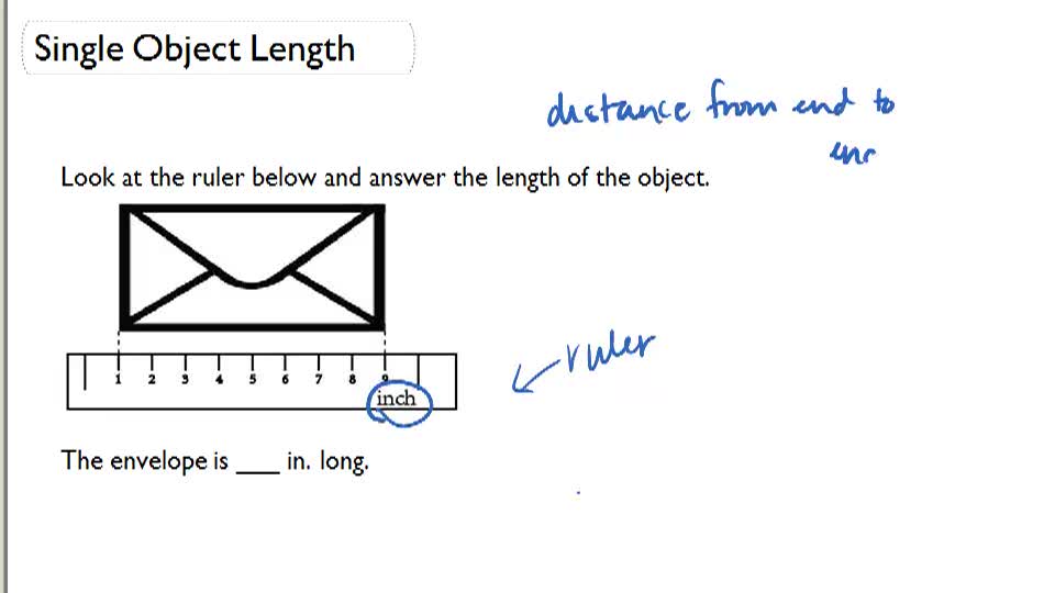 Single Object Length (English Units) ( Video ) | Measurement | CK-12 ...