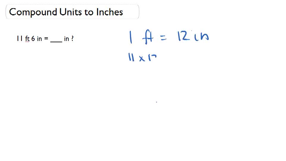 Converting Compound Units to Inches ( Video ) | Measurement | CK-12 ...