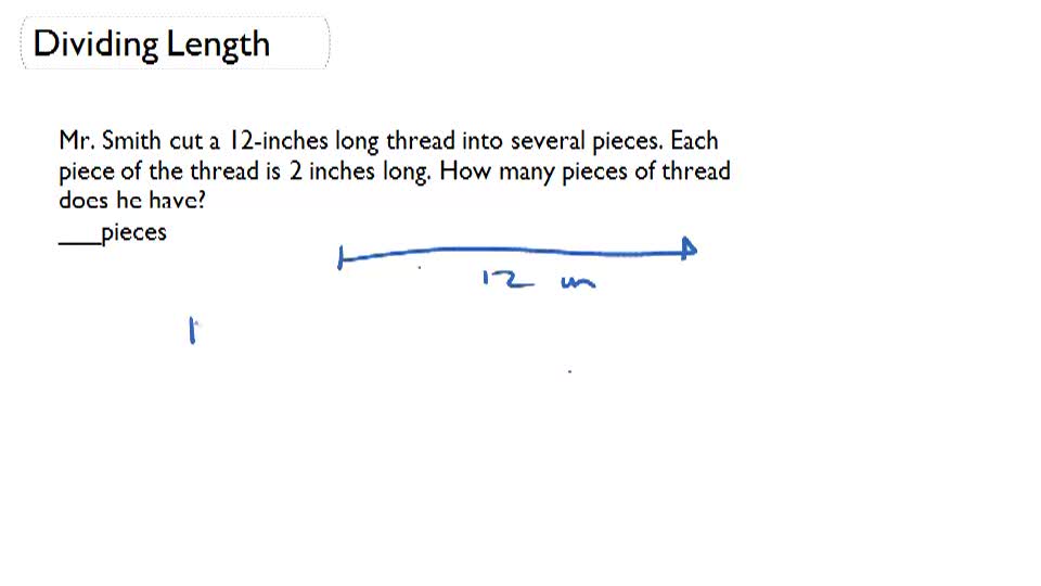 Dividing Lengths (English Units) ( Video ) | Measurement | CK-12 Foundation