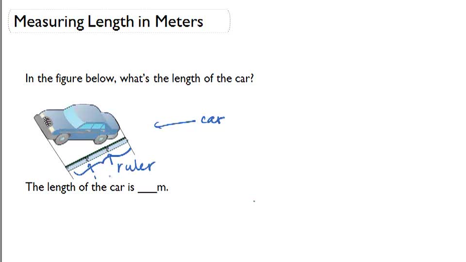 Measuring Length in Meters ( Video ) | Measurement | CK-12 Foundation