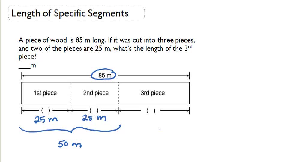 Lengths of Specific Segments (Metric Units) ( Video ) | Measurement ...