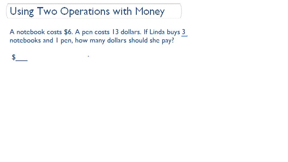 Four operations with Money - Example 2 ( Video ) | Algebra | CK-12 ...