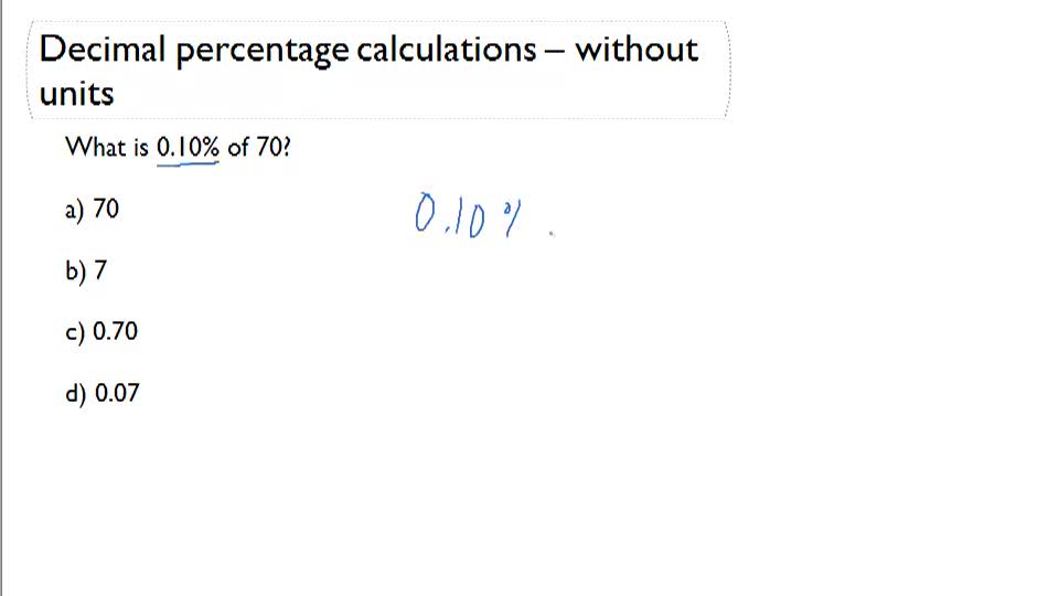 Find the Parts Given the Percents and Whole - Example 3 ( Video ...