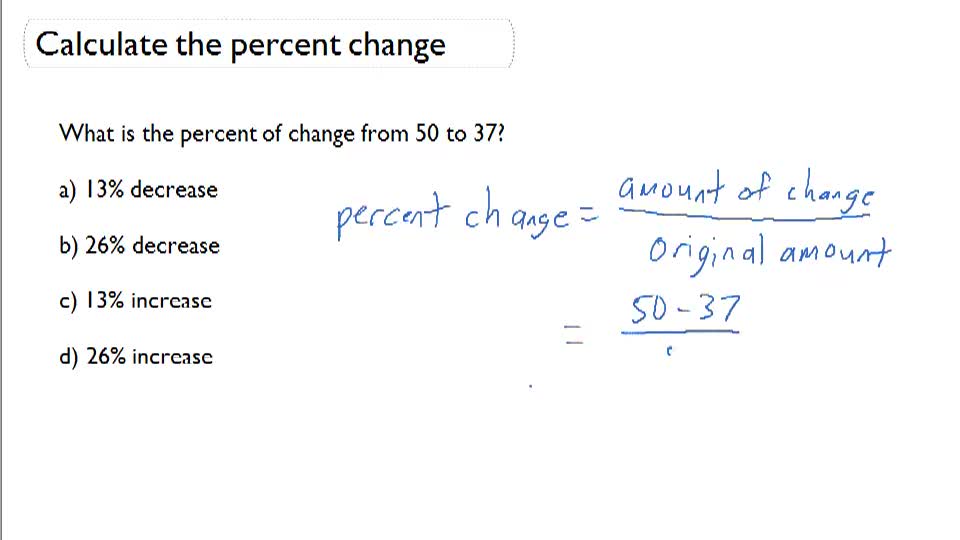 Percent of Increase | CK-12 Foundation