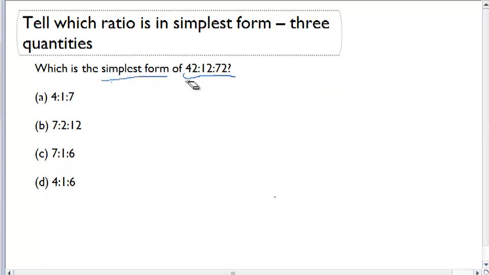 Ratios In Simplest Form CK 12 Foundation