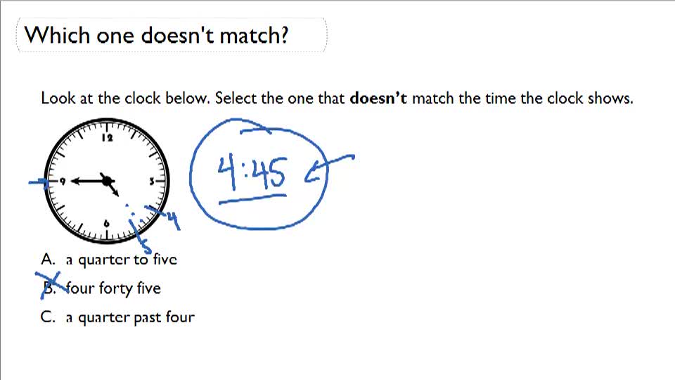 Selecting the Time not Matching the Clock in 5-minute Intervals ( Video ...
