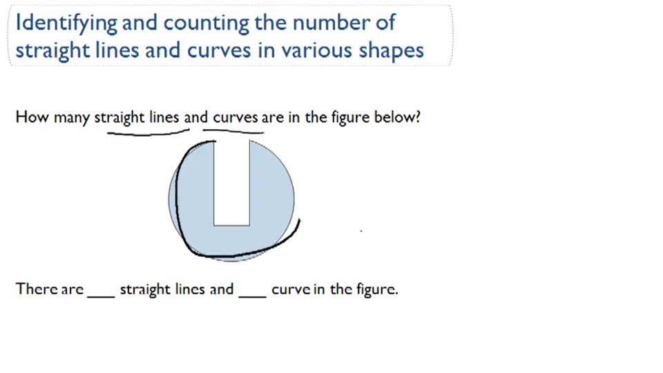 Identifying and Counting the Number of Straight Lines and Curves in Various Shapes ( Video ...