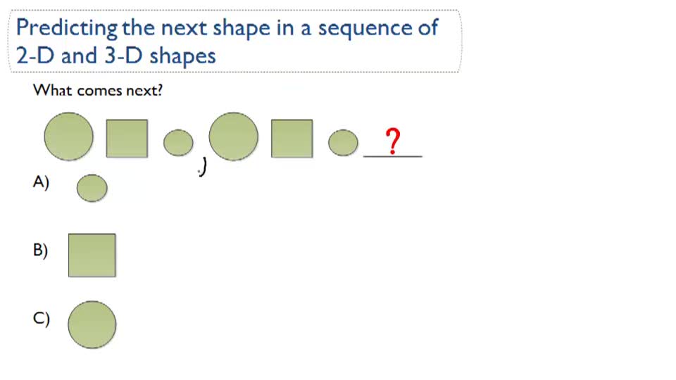 Predicting the Next Shape in a Sequence of 2D and 3D Shapes ( Video ...