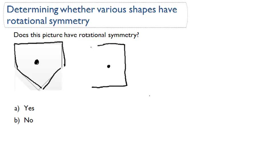 Determining Whether Given Shapes are Rotationally Symmetrical ( Video ...
